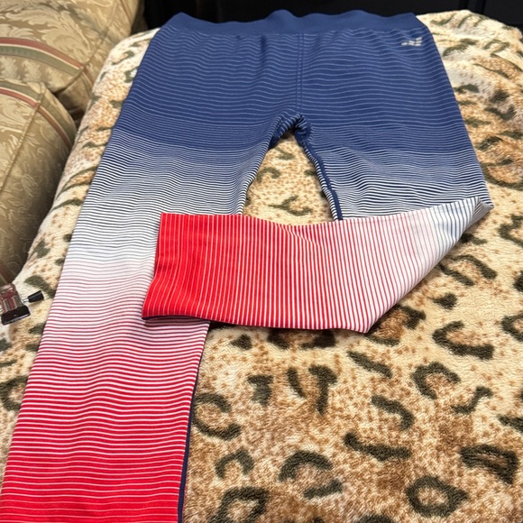 bcg | Pants & Jumpsuits | Bcg Navy Leggings With Red White And Blue ...